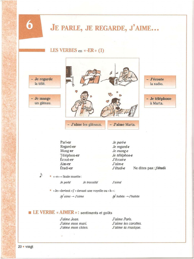 Verbes Du 1er Groupe | PDF