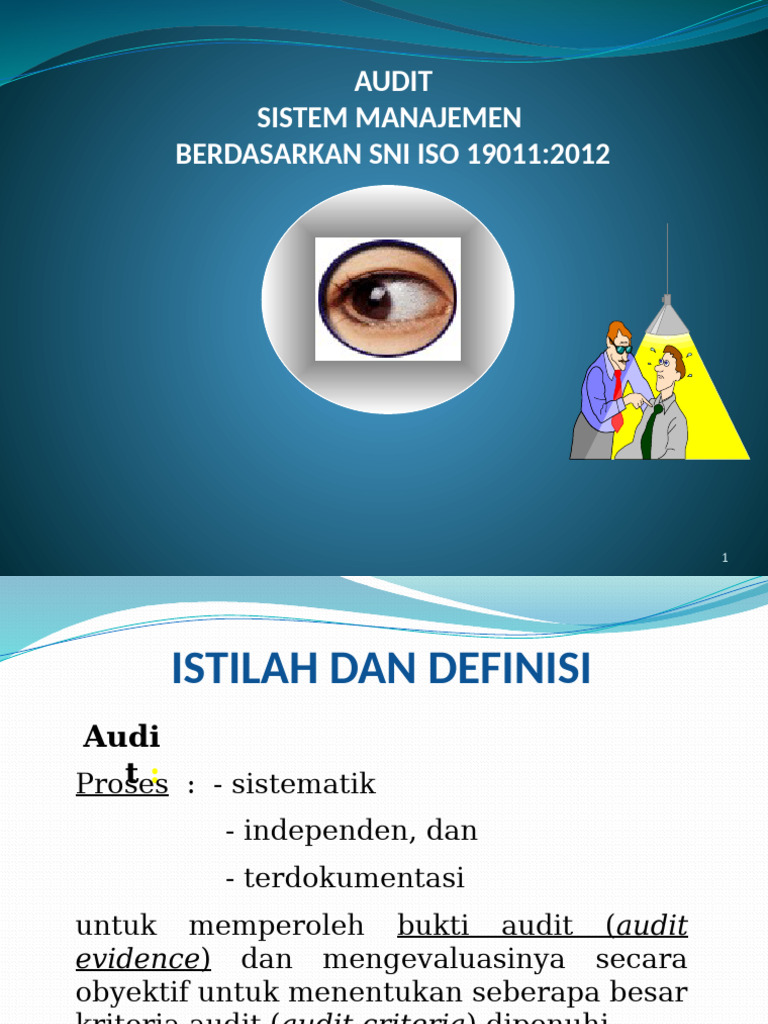 Audit Sistem Manajemen Sni Iso 19011 | PDF | Teknologi & Rekayasa