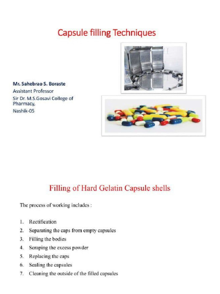 Capsule Filling 1 638 | PDF