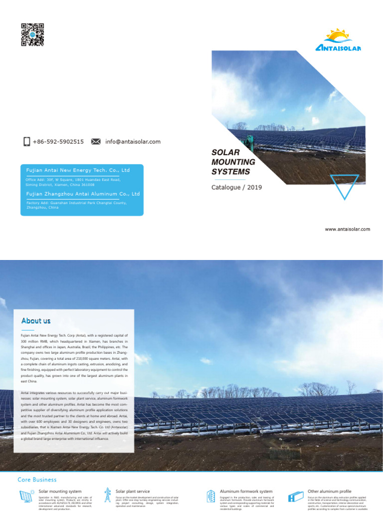 Antaisolar Catálogo 2019 | PDF | Roof | Photovoltaics