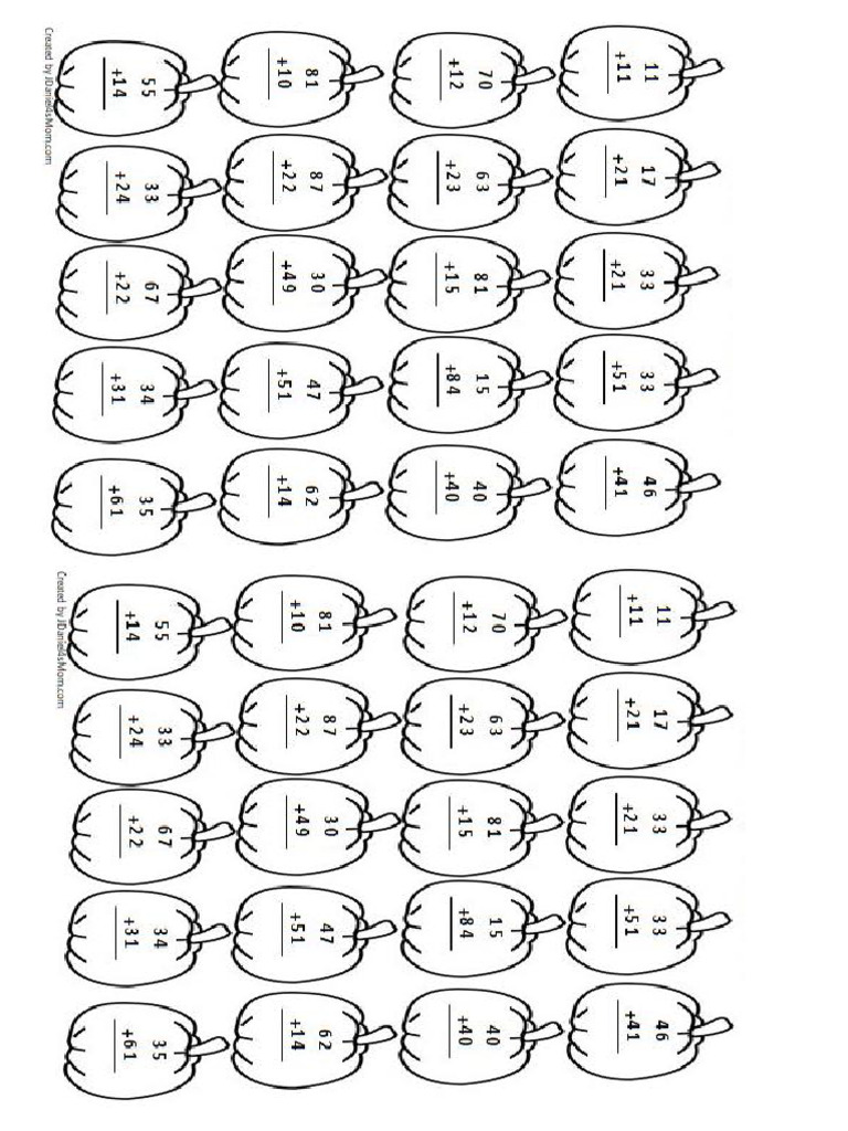 Sumas Con Calabazas | PDF