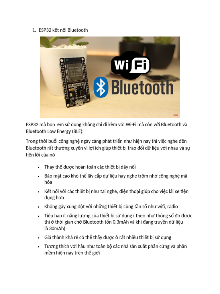 ưu điểm của BLE | PDF