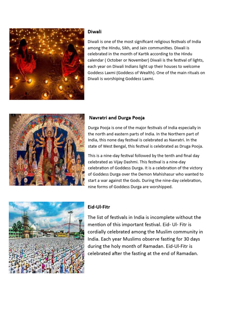 India Festivals | PDF