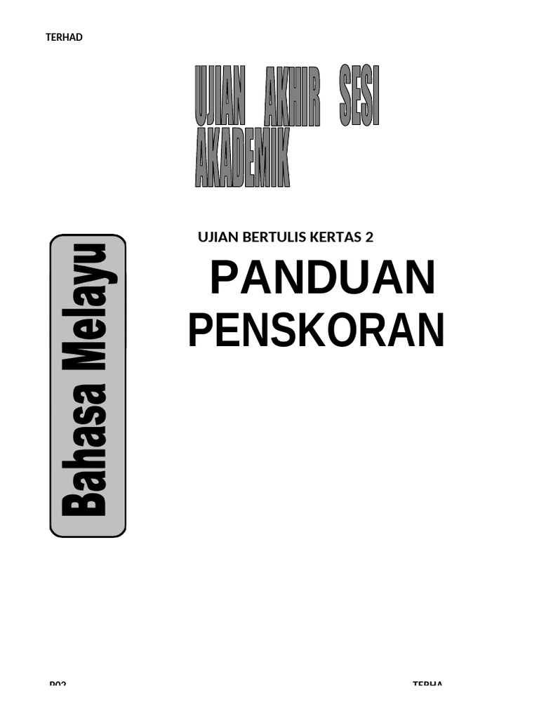 Panduan Penskoran Kertas 2 (02-2) | PDF