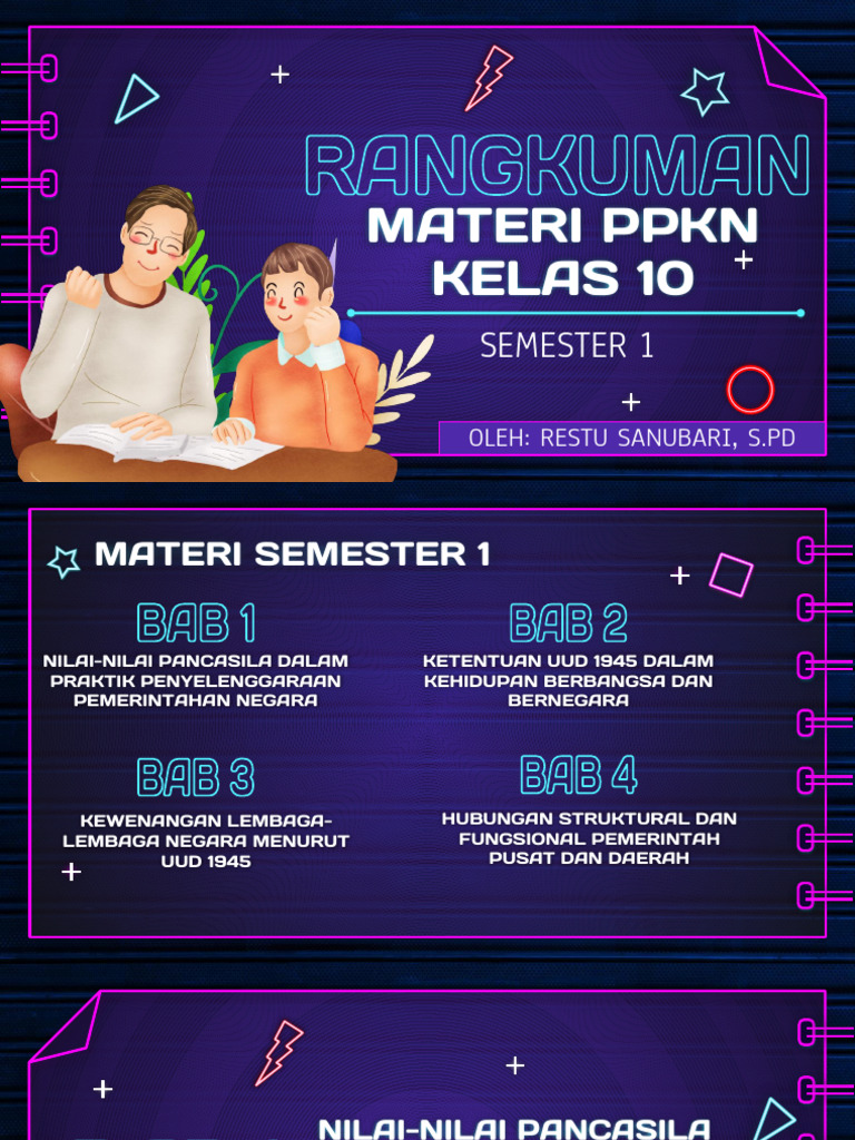 Rangkuman Materi PPKN Kelas 10 Semester 1 | PDF | Politik Rangkuman Materi PPKN Kelas 10 Semester 1 | PDF | Politik