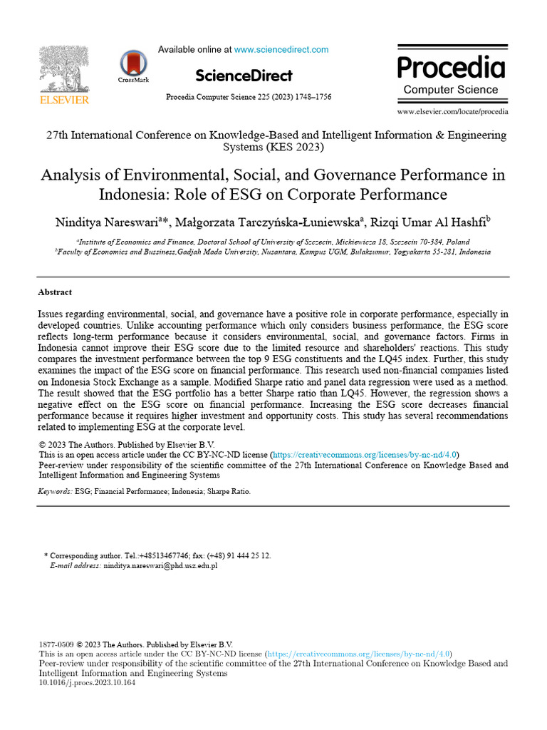 Jurnal 4 | PDF | Governance | Corporate Social Responsibility