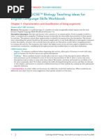Characteristics of Living Creatures | PDF