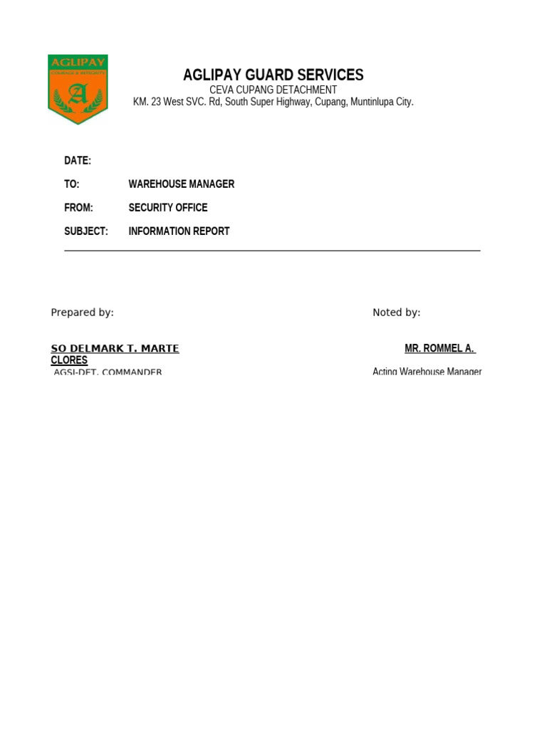 Aglipay Report Format | PDF