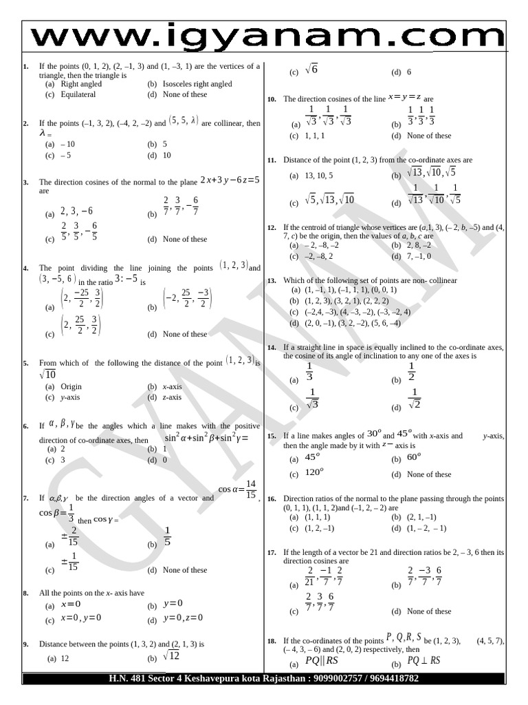 17.coordinate Geometry | PDF | Triangle | Geometry
