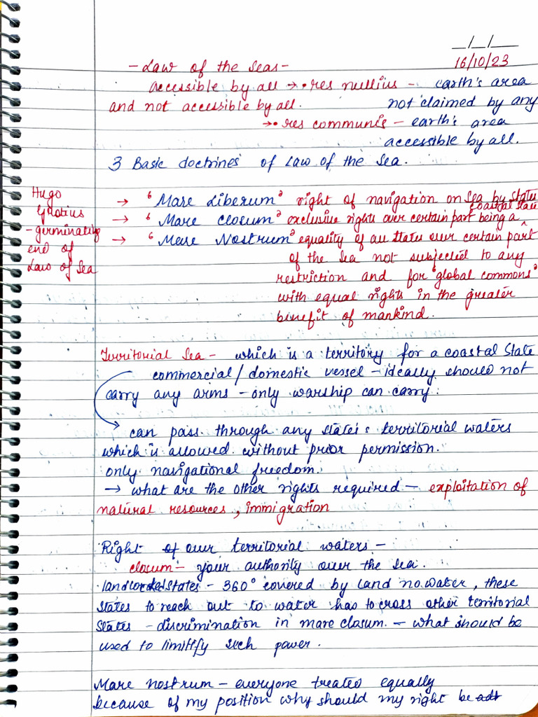 International Law Notes | PDF
