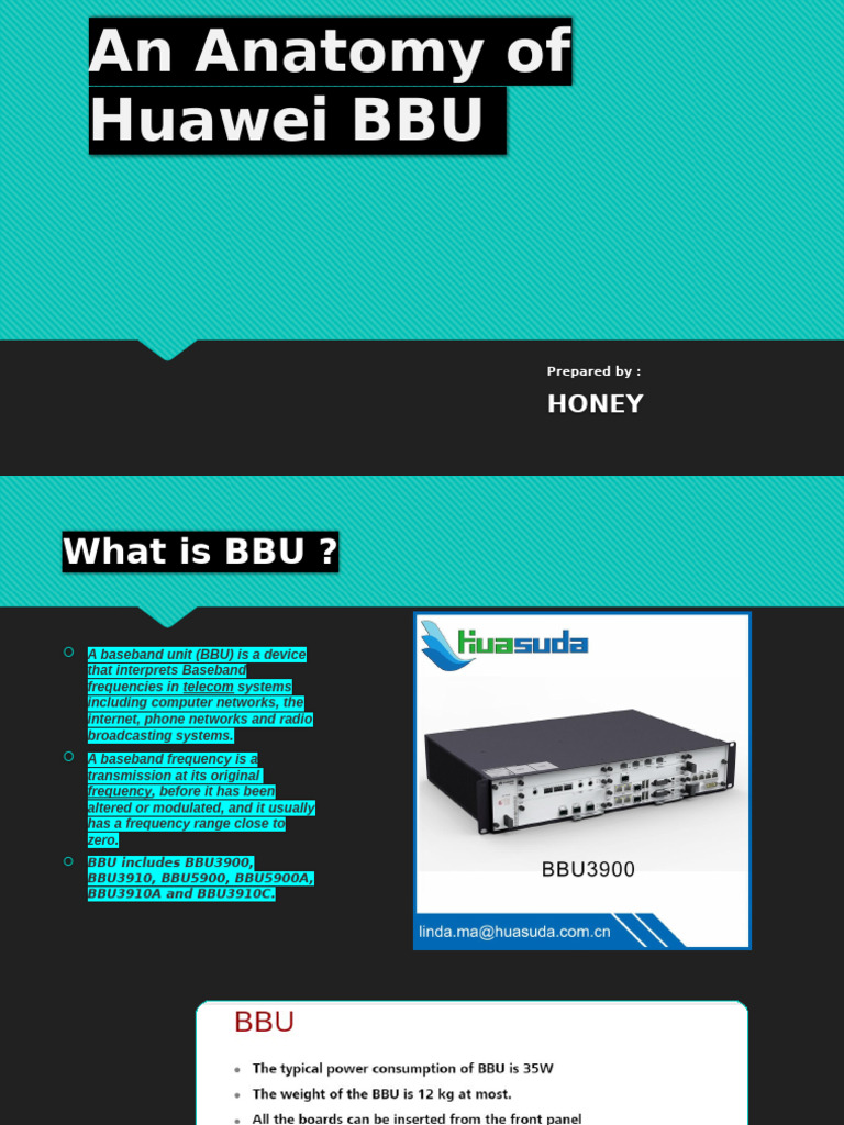 Discription of BBU 3900 & Cards | PDF | Radio | Base Station