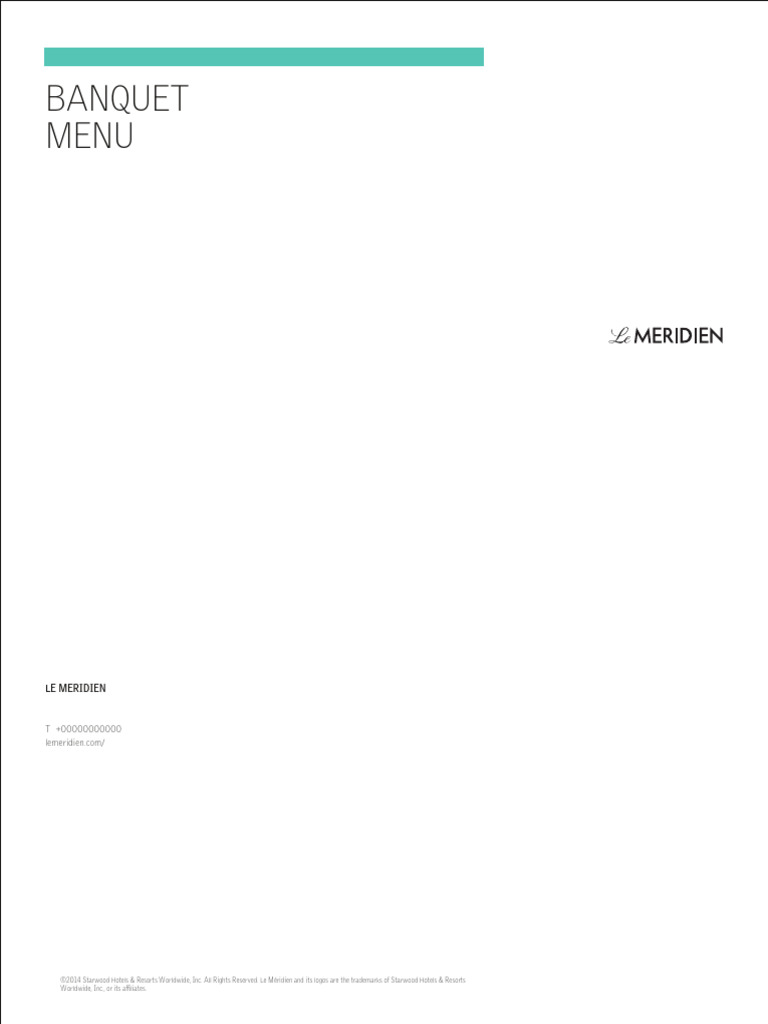 LMC - Banquet Menu - Leaf Menu | PDF | Food And Drink Preparation ...