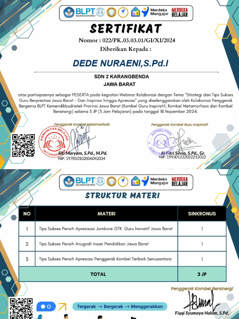 DEDE NURAENI, S.Pd.I | PDF