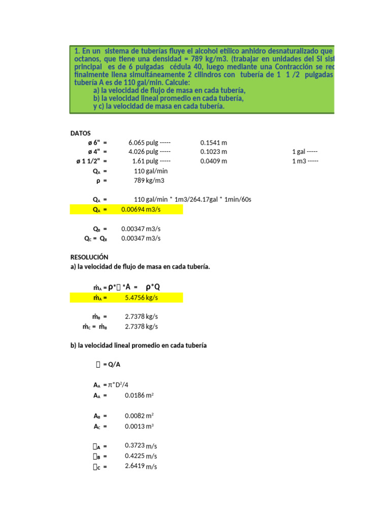 Ecuaciones Generales de Flujo de Fluidos - S9 | PDF | Metrología | Unidades de medida