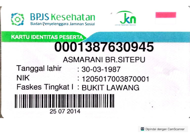 BPJS ASMARANI PDF - Asmarani Sitepu | PDF