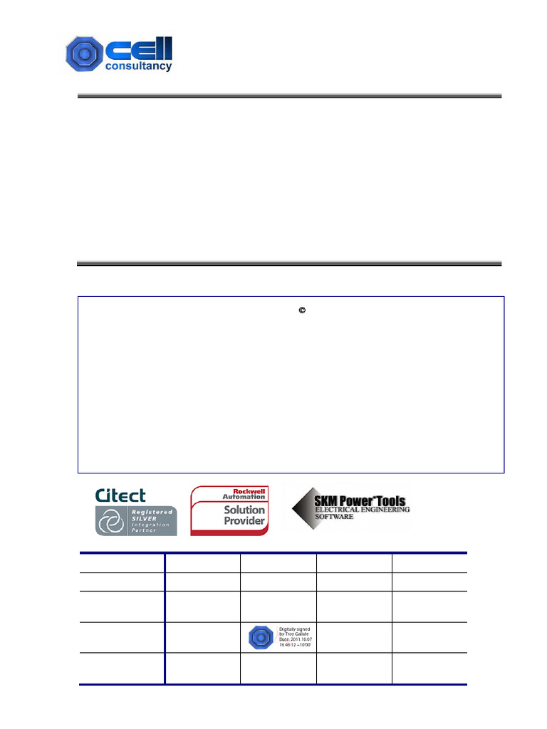 24020-E1-001 Load Flow Anaylsis Report r0 | PDF | Electrical Substation ...