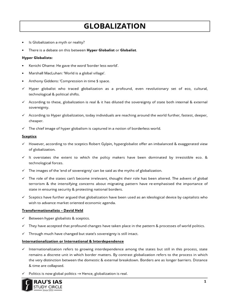 Globalization | PDF | Globalization | Neoliberalism