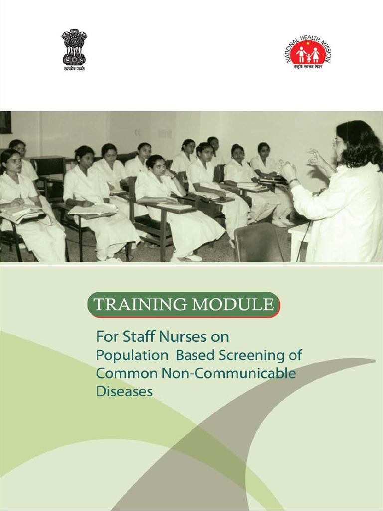 Guideline NCD Screening MOHFW | PDF | Non Communicable Disease | Diabetes