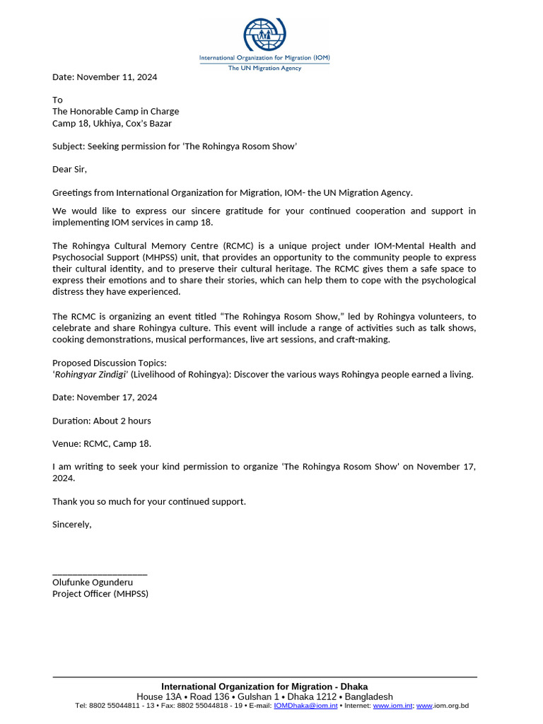 The Rohingya Rosom Show | PDF