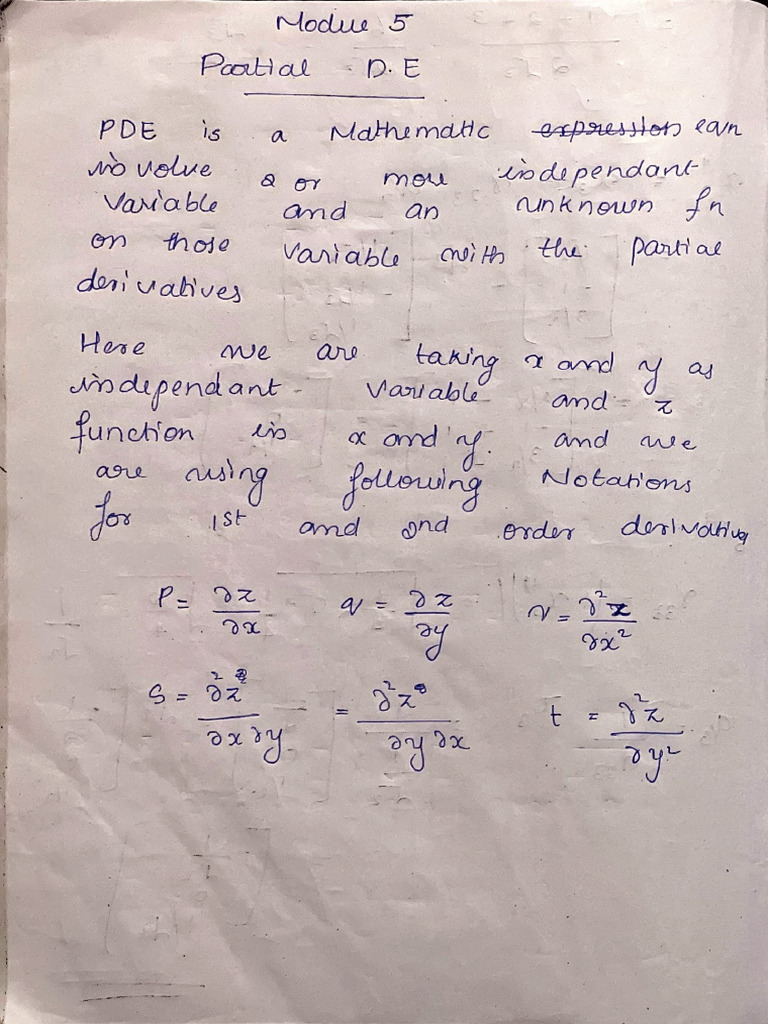 Module 5 PDE | PDF