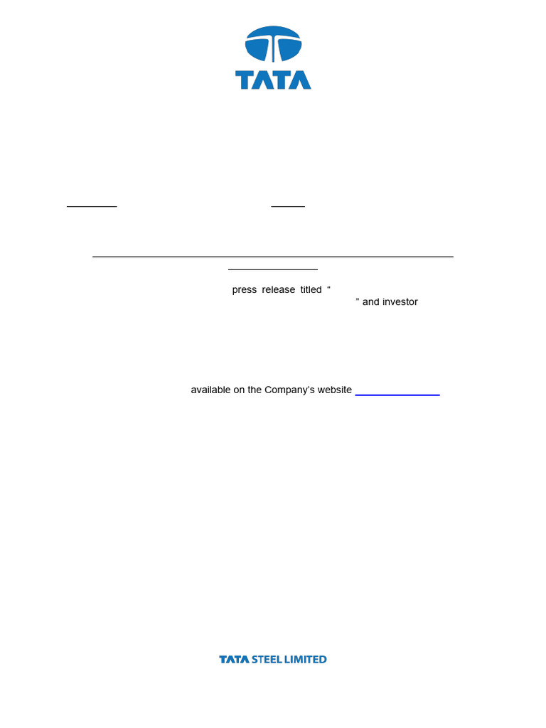 TISC Investor Presentation 24-Jul-2023 | PDF | Steel | Sustainability