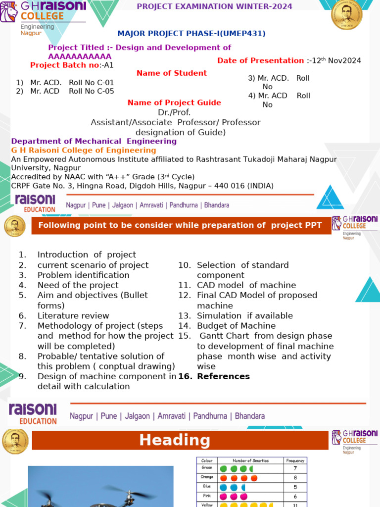 Sample Template PPT For MPJ1 Winter 2024 | PDF | Engineering