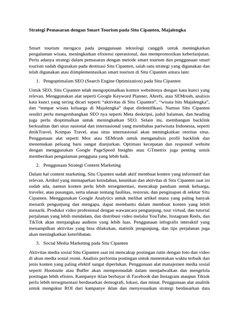 Pemasaran SDT | PDF