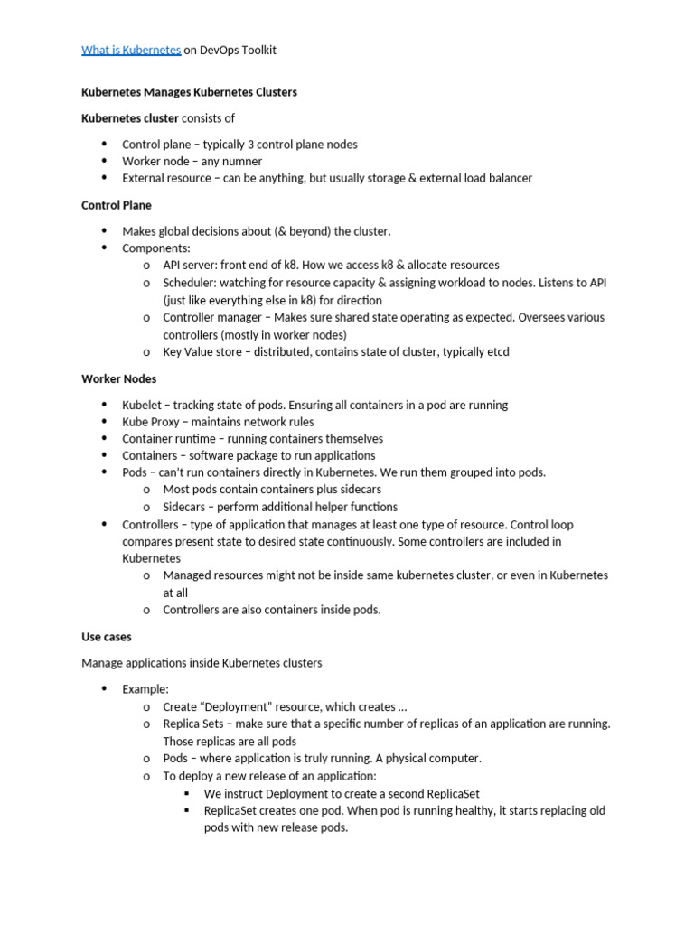 What Is Kubernetes On Devops Toolkit Pdf Computer Cluster Computer Science