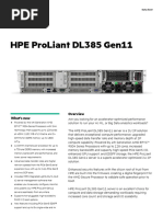 HPE ProLiant DL380 Gen11 Datasheet | PDF | Scalability | Cloud Computing