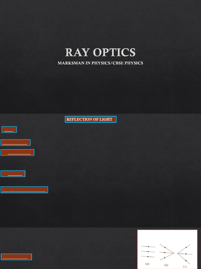 Ray Optics | PDF | Atomic | Optics