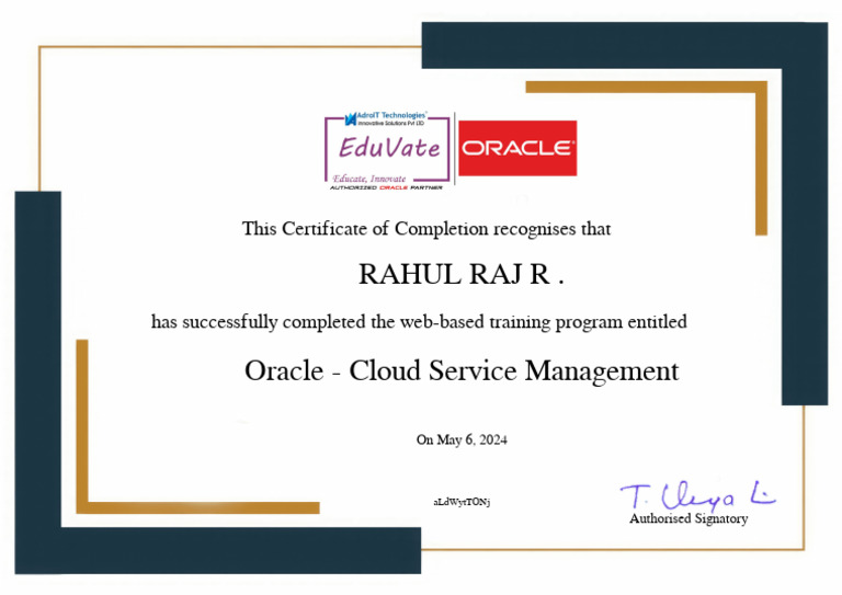 Oracle - CSR-CSM - Oracle - Cloud Service Management | PDF