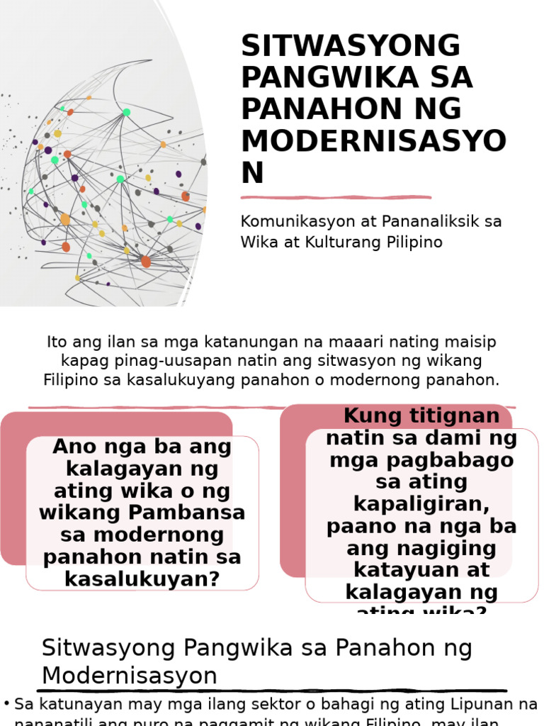 Qtr2 Modyul 5 Modernisasyon Mass Media | PDF