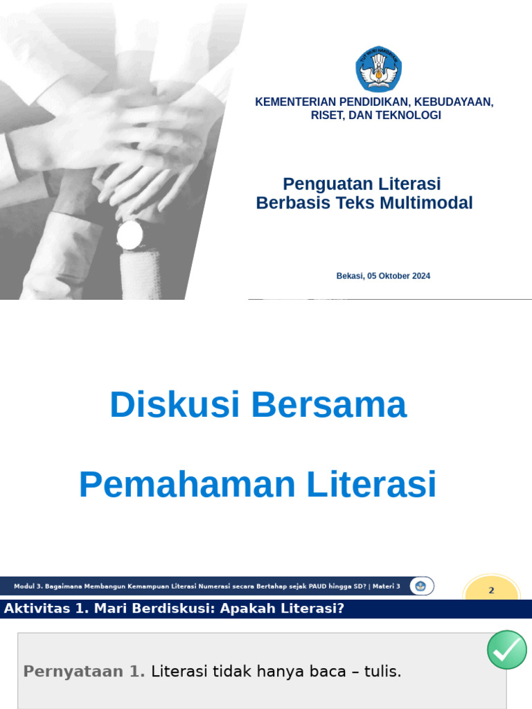 D. Penguatan Literasi Berbasis Teks Multimodal (Fin) | PDF | Karier ...