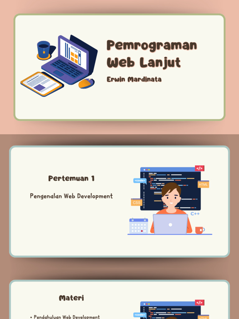 Pemrograman Web Lanjut | PDF