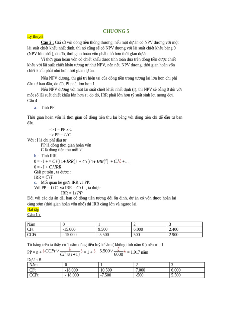 Chương 5 - TCDN | PDF