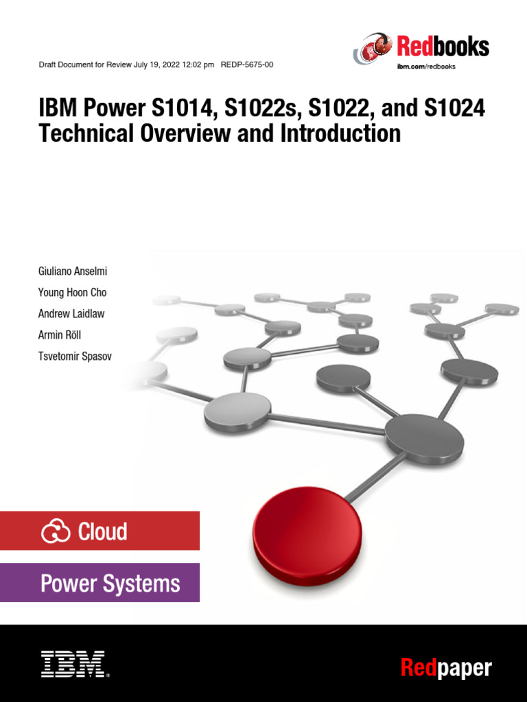 IBM Power S1014, S1022s, S1022, S1024 Technical Overview and ...