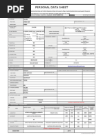 Excel File CSC Personal Data Sheet PDS 2017 1 | PDF | Justice | Crime ...