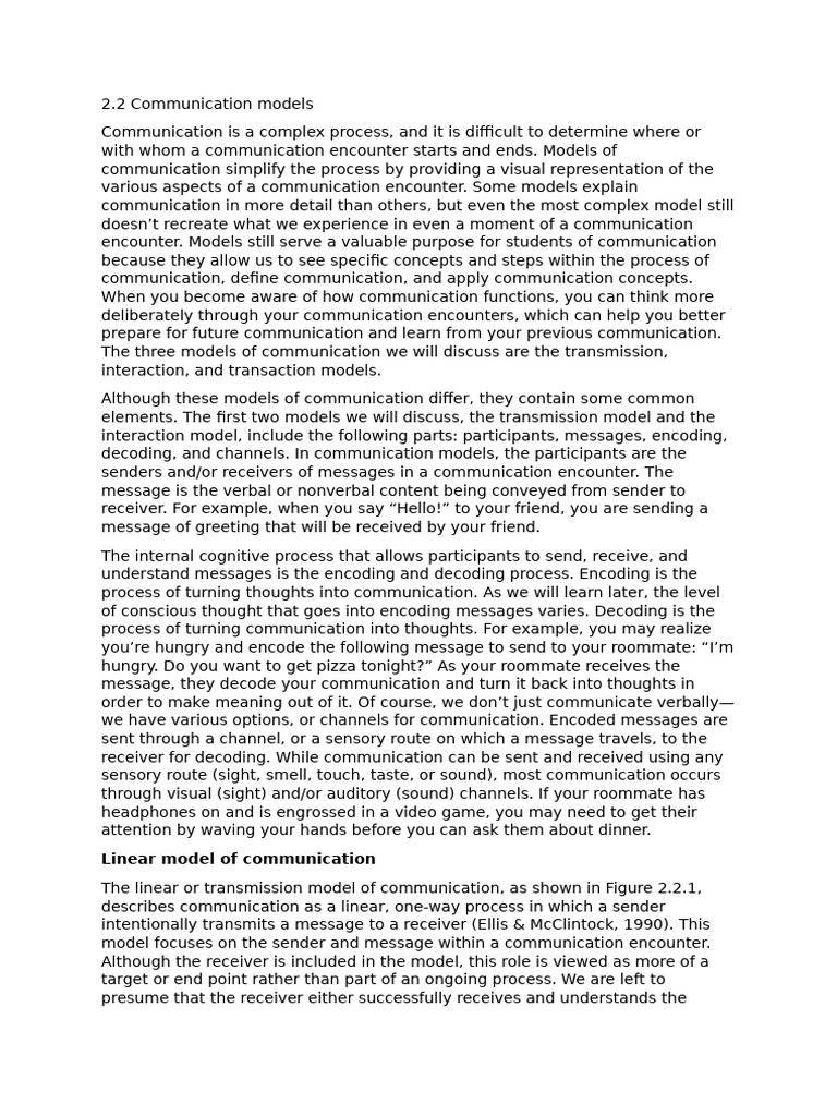 Understanding Transactional Communication | PDF | Communication ...