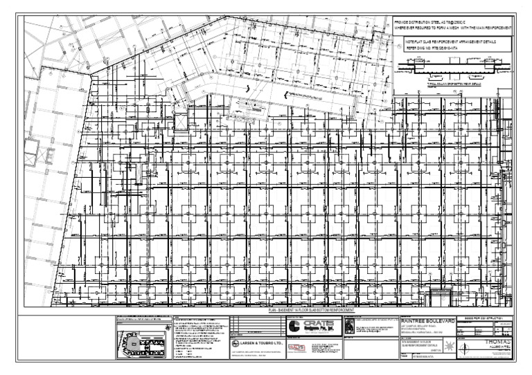 Rtb-Basement 1a-Slab Reinf - Details-Sheet 09 | PDF