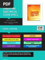 Philippine Electrical Code Part 1 2017 Edition, New Provisions and ...