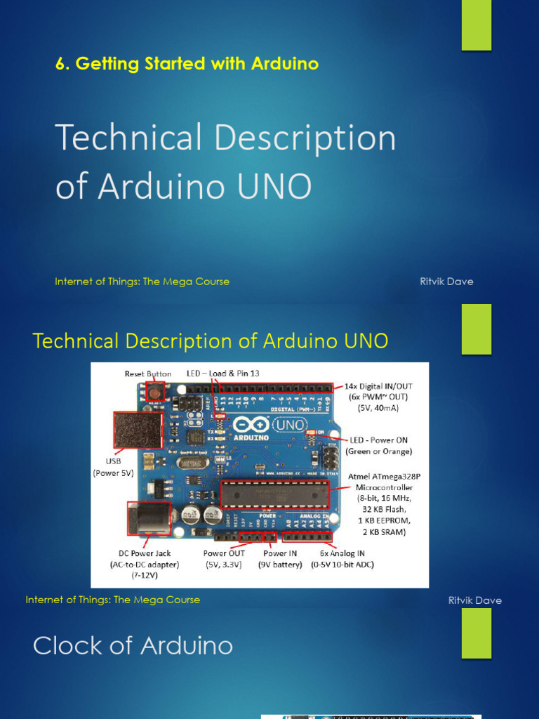 2.1 Technical Description of Arduino | PDF | Arduino | Computer Science