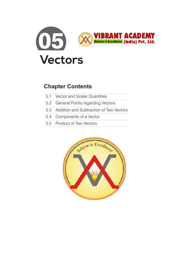 DPP 1 Vector | PDF | Euclidean Vector | Force