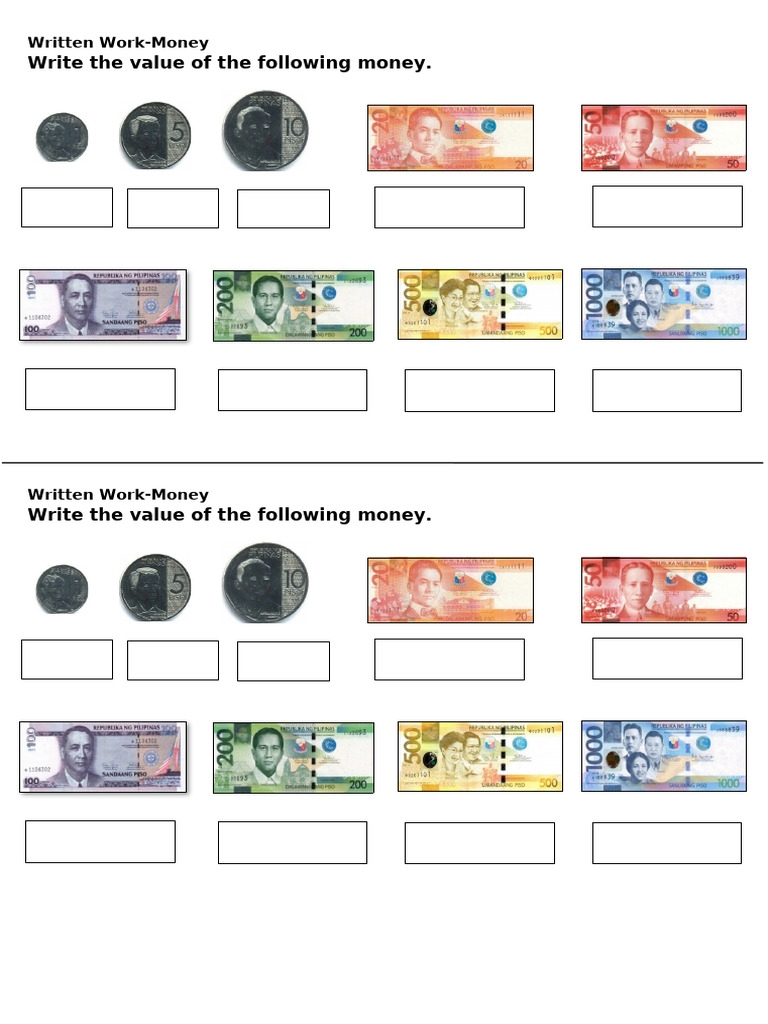 Math Money WW | PDF