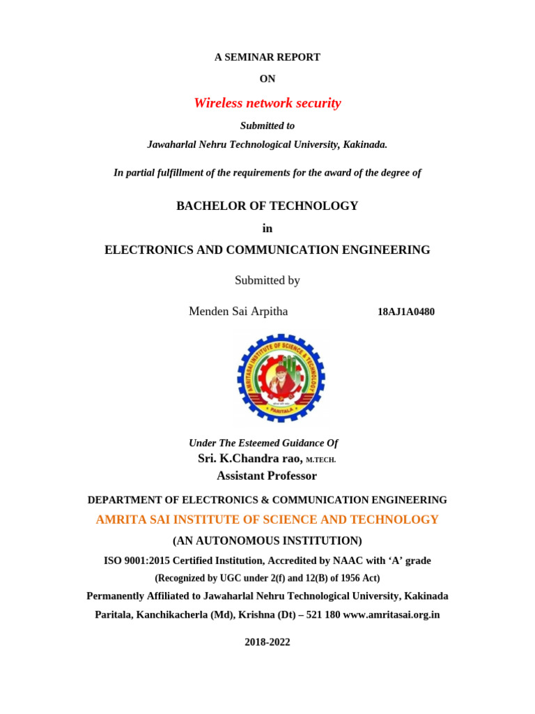 Final Seminar Front Pages | PDF | Qualifications | Vocational Education
