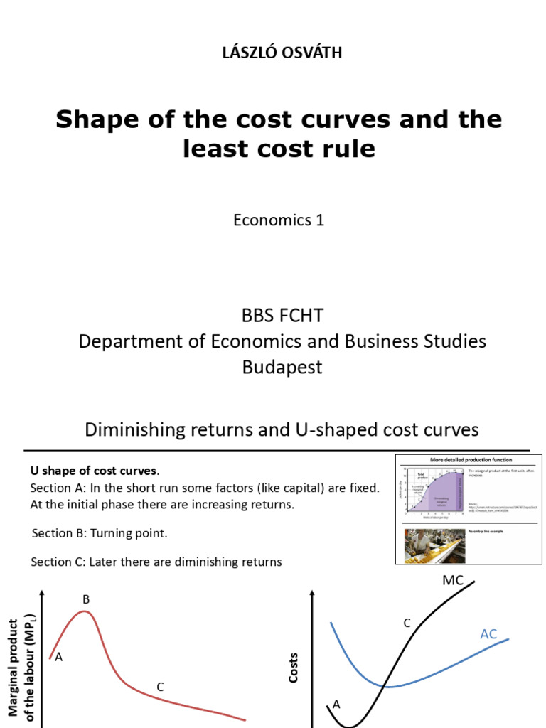 Least Cost Rule in Cost Curves | PDF