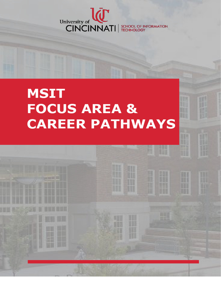 MSIT Focus Areas and Career Pathways | PDF | Security | Computer Security