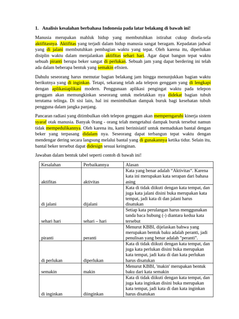 Bahasa Indonesia Diah Fitrianti | PDF