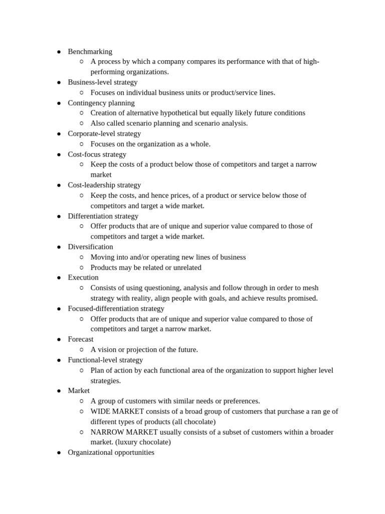 Individual Prep For Strategy | PDF | Strategic Management | Competitive ...