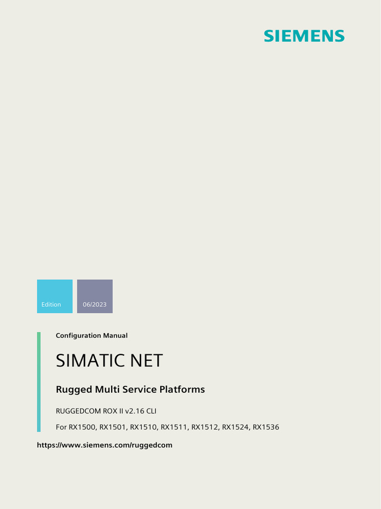 C79000-G8976-1538 ROX-II v2.16 RX1500 ConfigurationManual CLI | PDF ...
