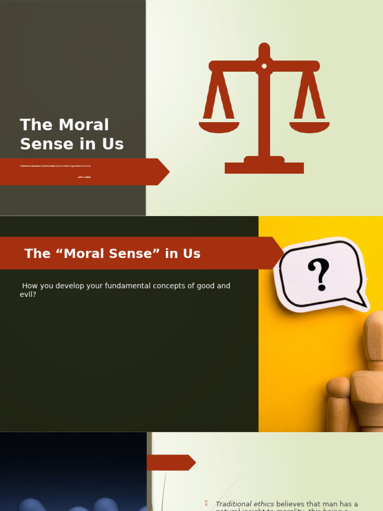 The Moral Sense in Us | PDF | Morality | Behavioural Sciences